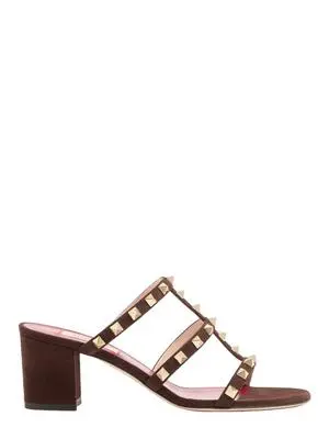 Valentino Garavani Rockstud Leather Sandals - Multicolor