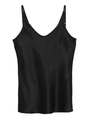Brunello Cucinelli BRUNELLO CUCINELLI Silk V-Neck Sleeveless Top Multicolor