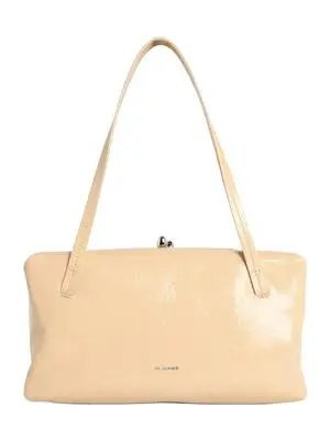 JIL SANDER Leather Shoulder Bag - Cream