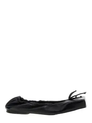 Jacquemus Les Ballerines Ballet Leather Flat Shoes - Black