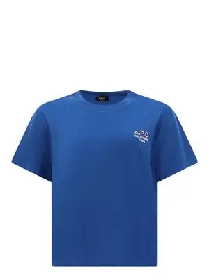 A.p.c. A.P.C. Logo T-Shirt Blue