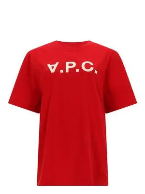 A.p.c. A.P.C. Logo T-Shirt Red
