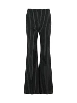 Sportmax Virgin Wool Blend Pants - Black