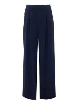 Max Mara Palude Pleated Front Trousers - Blue