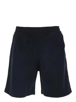 Givenchy Fleece Bermuda Shorts With Grosgrain Detail - Black