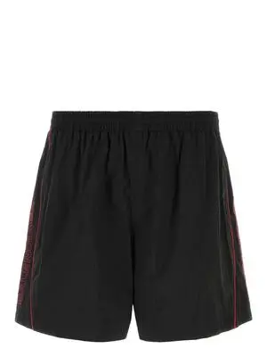 Balenciaga Nylon Bermuda Shorts - Black
