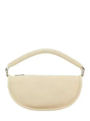 Burberry Ivory Leather Handbag - White