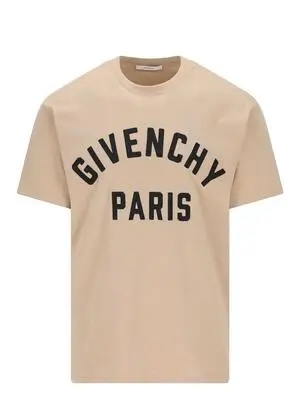 Givenchy Paris Embroidery Cotton T-shirt - Multicolor