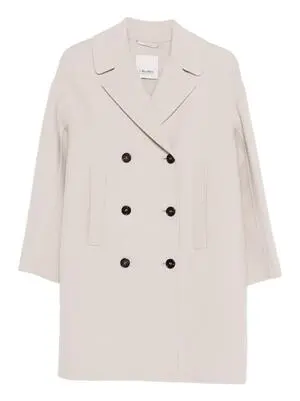 Max Mara Wool Double-breasted Coat - Multicolor