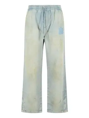 Amiri AMIRI Light Cotton Jeans With Vintage Effect Blue