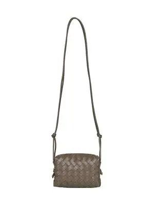 Bottega Veneta Loop Mini Woven Leather Crossbody Bag - Multicolor