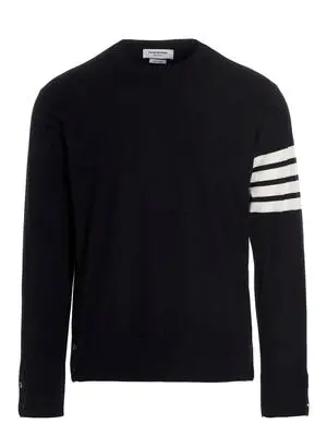 Thom Browne Thom Browne 4 Bar Merino Wool Sweater Blue