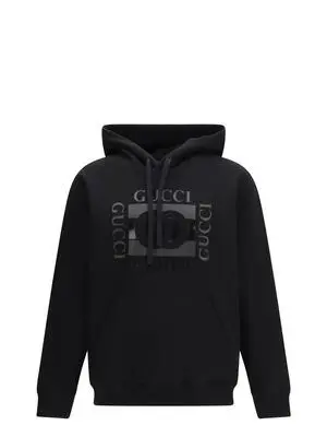 Gucci Printed Hoodie - Black