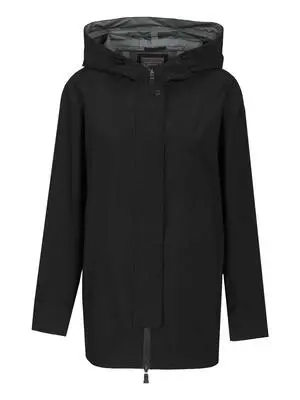Herno A-shape Windstopper Hooded Jacket - Black