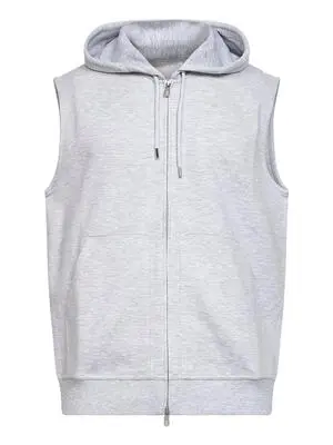 Brunello Cucinelli Double Fleece Hooded Vest - Multicolor