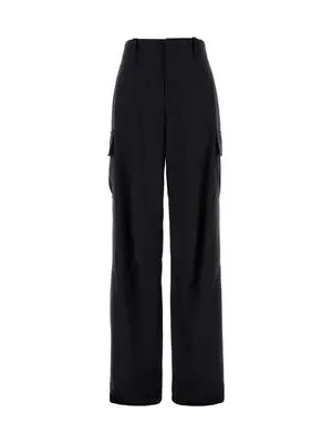 Bottega Veneta Wool Cargo Pants - Blue