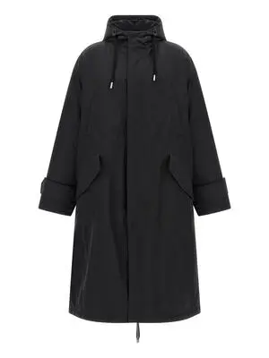 Ami Long Padded Parka - Gray