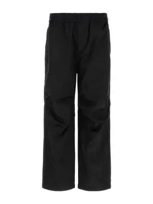 Burberry Nylon Checked Trousers - Black