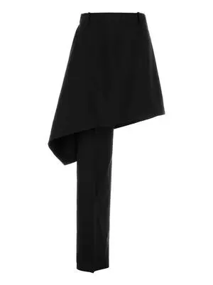 BOTTEGA VENETA BOTTEGA VENETA Black Wool Pant-Skirt