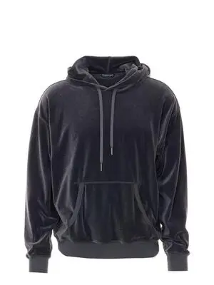 TOM FORD Velour Hoodie - Gray