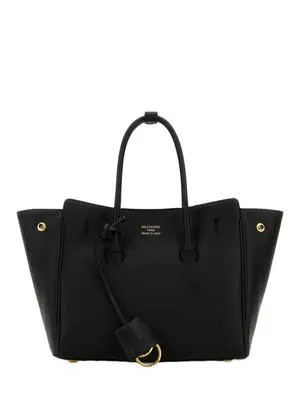 Balenciaga Calf Leather Tote Bag - Black
