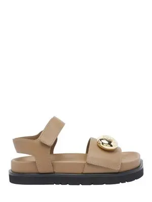 Loewe Pebble Fussbett Sandals - Gold