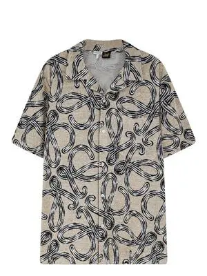 Loewe Paula's Ibiza Terrycloth Shirt With Iconic Print - Multicolor