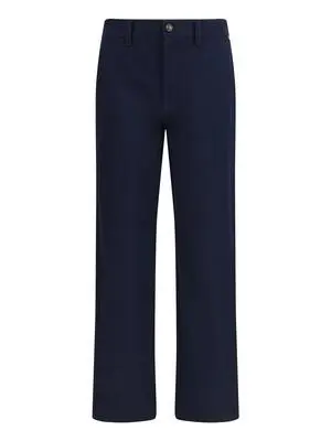 Burberry Cotton Twill Chino Pants - Blue