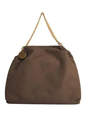 Stella McCartney Falabella Vegan Leather Tote Bag With Drawstring - Brown