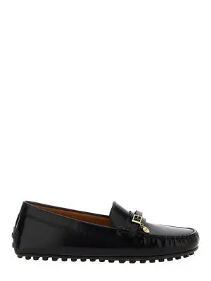 TOD'S TOD'S City Gommino Calf Leather Loafers With Buckle Detail