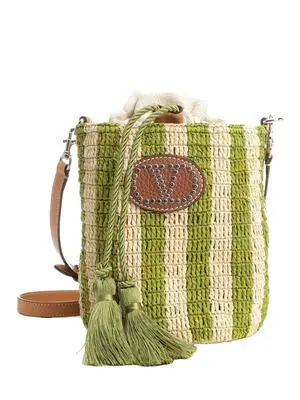 Valentino Garavani Small Bucket Bag - Green