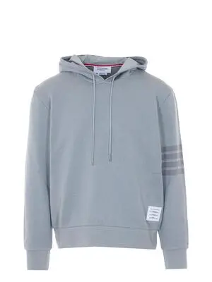 Thom Browne 4-bar Hoodie - Gray