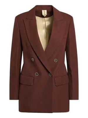 Max Mara Double-breasted Wool Jacket - Red