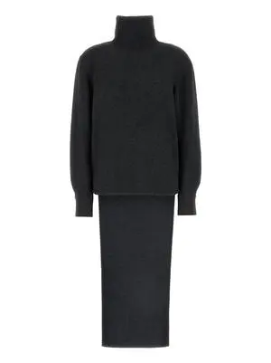 Givenchy Long Back High Neck Sweater - Multicolor