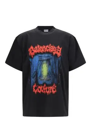 Balenciaga Salon De Couture T-shirt - Black