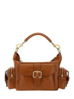 Chloé Leather Camera Bag With Gold Tone Hardware - Multicolor