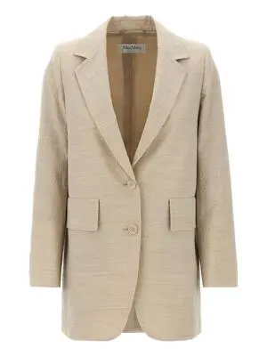 Max Mara Acacia Single-breasted Blazer - Cream