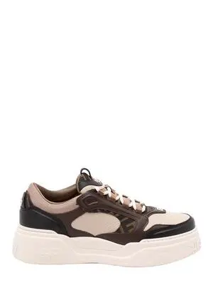 Fendi Fendi Force Sneakers - White Calf Leather Multicolor