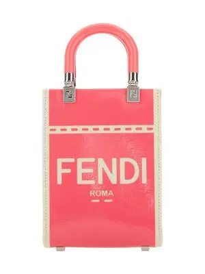 Fendi Two-tone Canvas Mini Sunshine Handbag - Multicolor