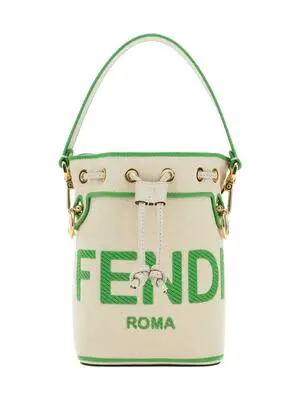 Fendi Mini Mon Tresor Bucket Bag - Brown