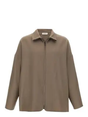 Fear Of God Virgin Wool Blend Jacket - Cream