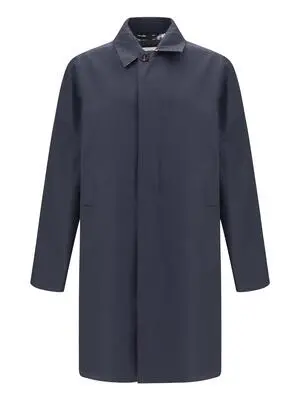 Burberry Camden Heritage Coat - Blue