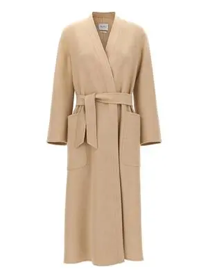 MAX MARA MAX MARA Vezzoso Camel Wool Coat
