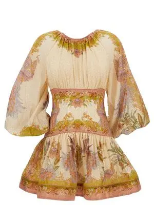 Zimmermann ZIMMERMANN Indra Mini Dress Multicolor