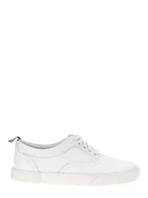 Thom Browne Heritage' Lace-up Leather Sneakers - White