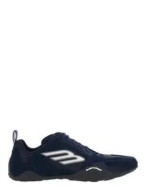 Balenciaga BALENCIAGA Monday Ultra Low Top Sneakers With Logo Detail And Velvet Inserts Multicolor
