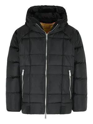 Dsquared2 Quilted Nylon Hooded Jacket - Black