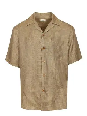 Saint Laurent Silk Satin Shirt - Multicolor