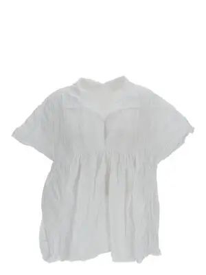 DANIELA GREGIS Crinkled Cotton Shirt - Multicolor