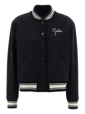 GOLDEN GOOSE Dirce Bomber Jacket - Blue
